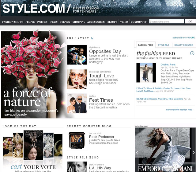 I Think About Style.com All The Time – Fashionably Sound